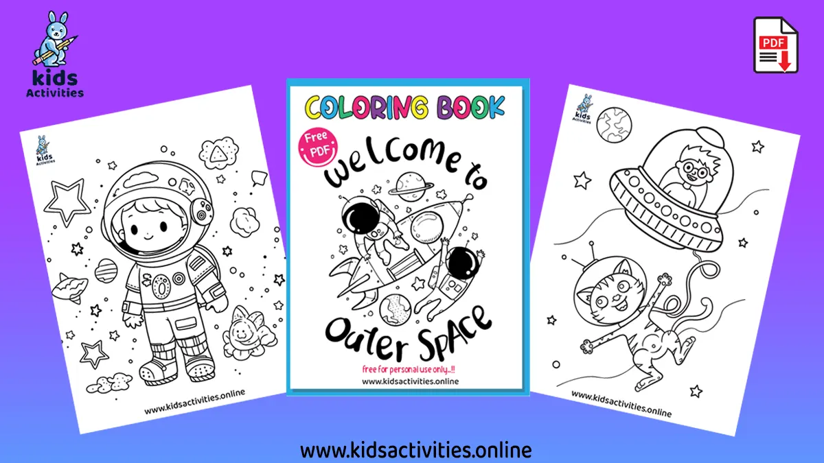 Free Printable Space and Astronomy Coloring Pages ⋆ Kids Activities