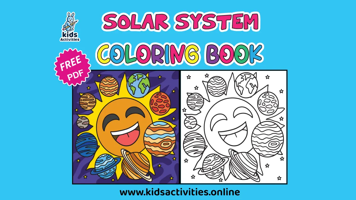 Solar System Coloring Pages Printable, Free PDF ⋆ Kids Activities