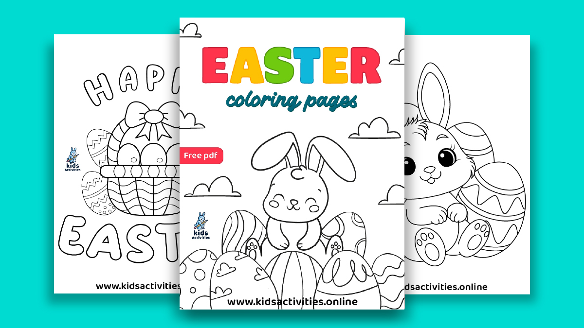 Free Easter Coloring Pages (Printable PDF) ⋆ Kids Activities