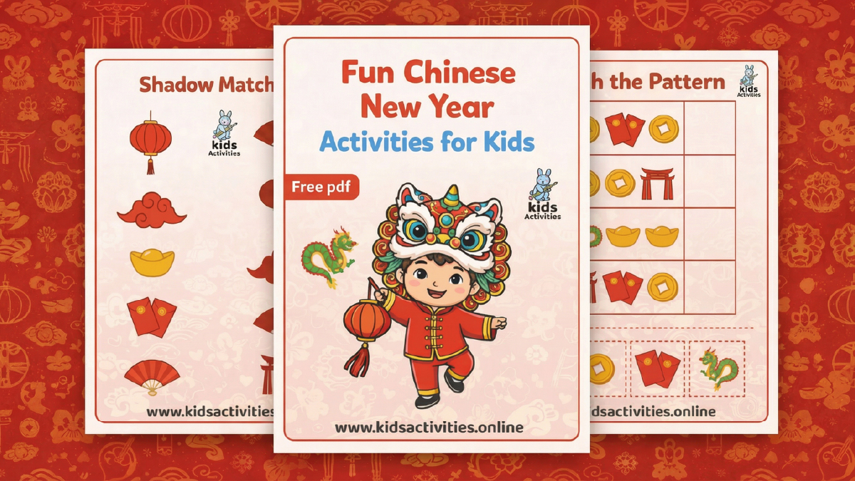 Chinese New Year Activities Printable | Free Preschool Worksheets