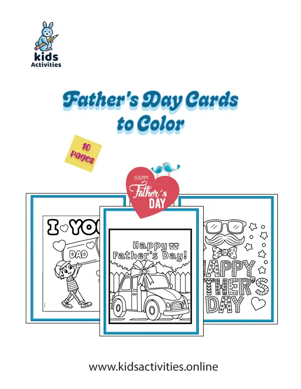 Best Free Father's Day Printable Activities for Kids ⋆ Kids Activities